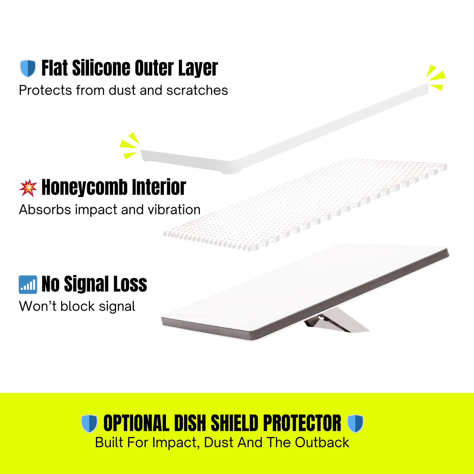 Starlink Mini Low-Profile Aluminium Drill Mount – 4X4 LAB
